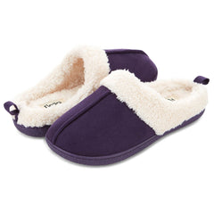 Floopi.com | Women’s Olivia Faux Suede Clog Slippers
